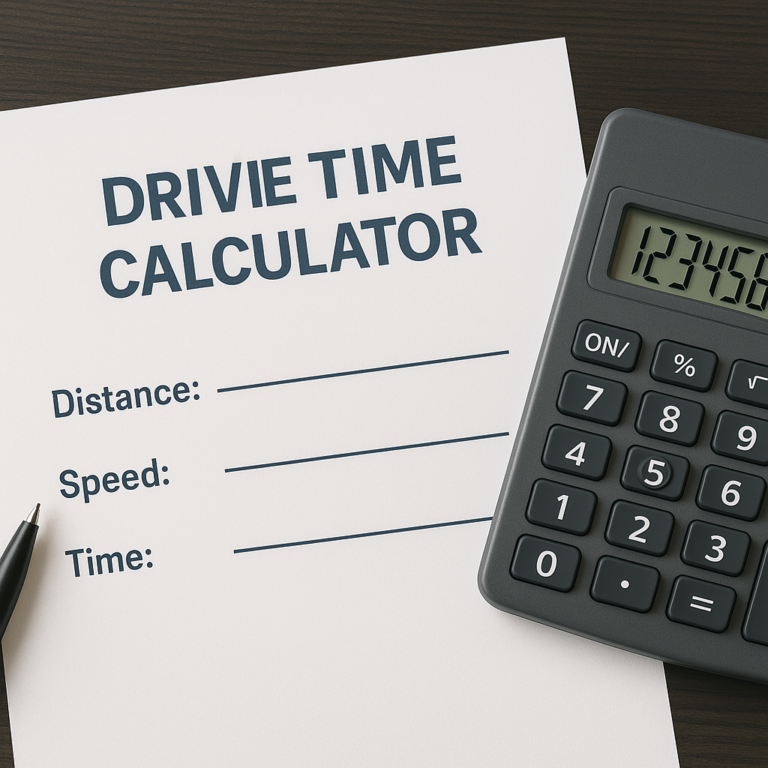 Drive Time Calculator - Online Free Calculator Net